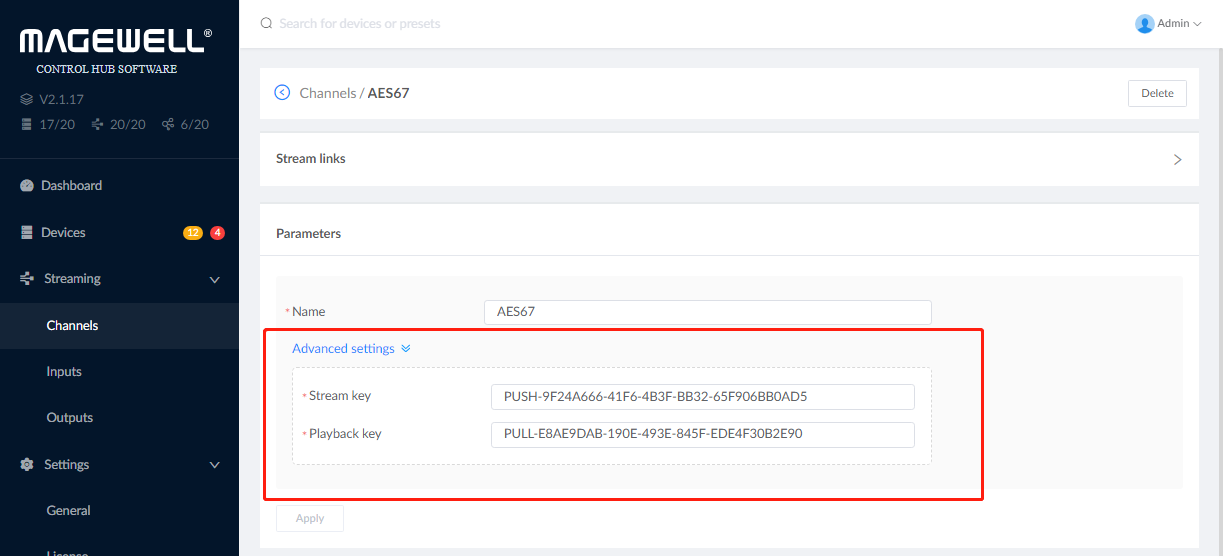 Control Hub Supported Channel I/O - Control Hub Documentation