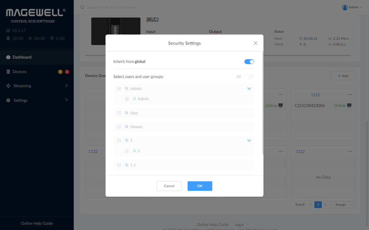 Manage Device Groups - Control Hub Documentation
